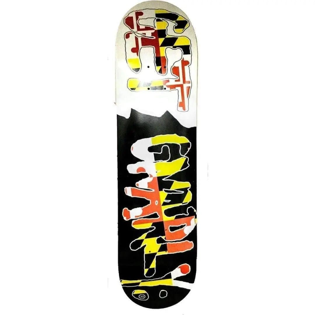 Maryland Skate Flag Logo Skateboard Deck | Get Gnarly